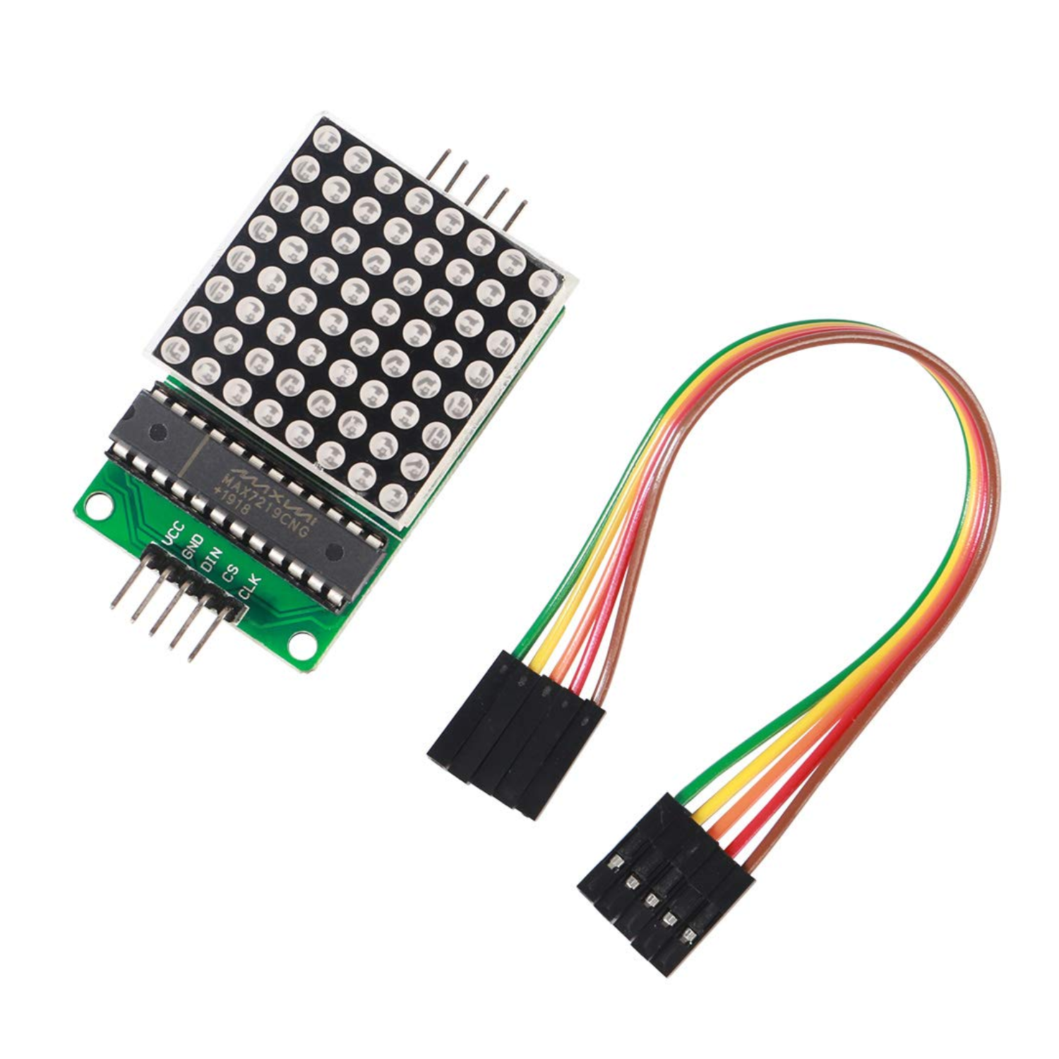 Max7219 8x8 Led Matrix Module Dot Led Matrix Module Mcu Control Rees52
