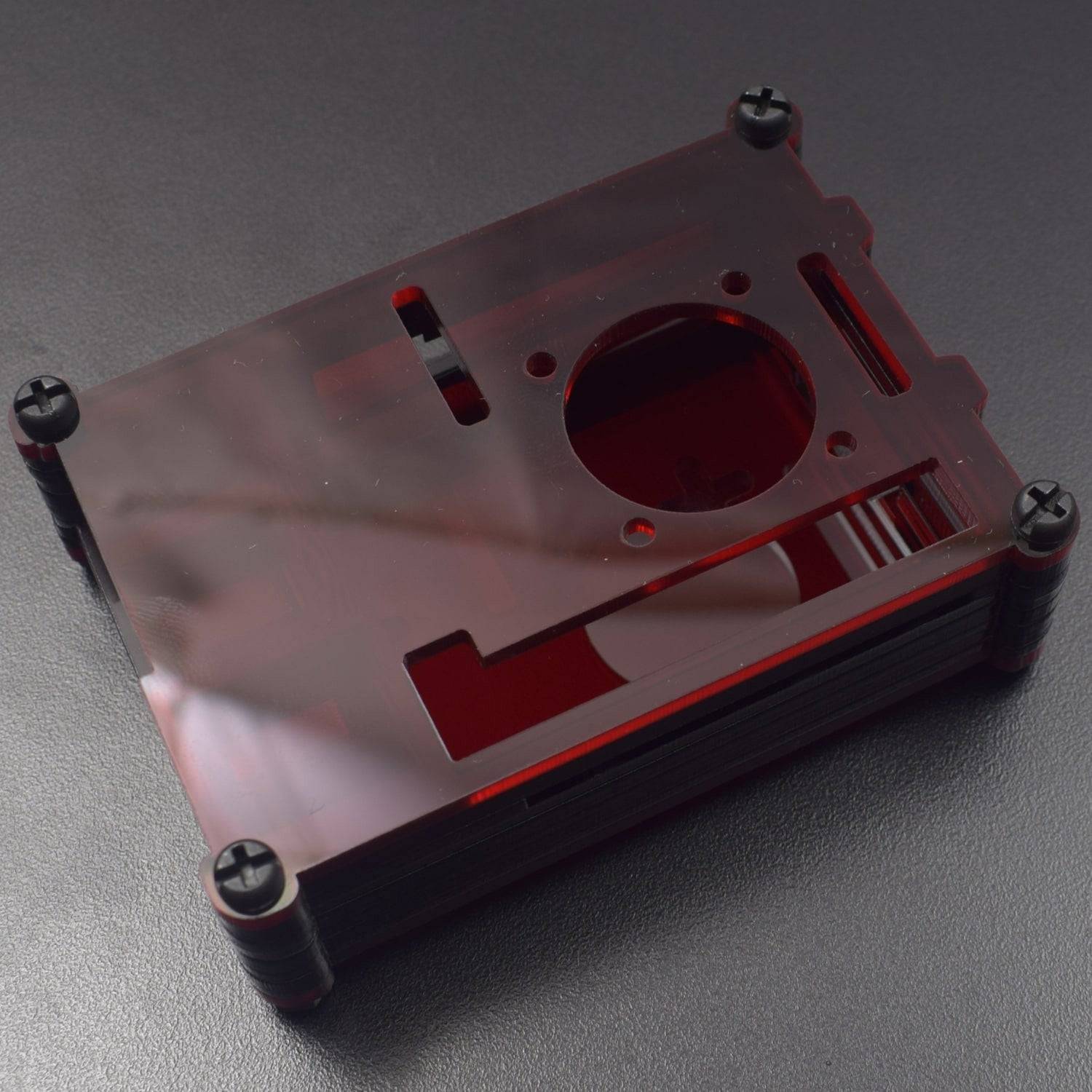 Raspberry Pi 4 7 Layer Acrylic Case Red Rs2314 Rees52