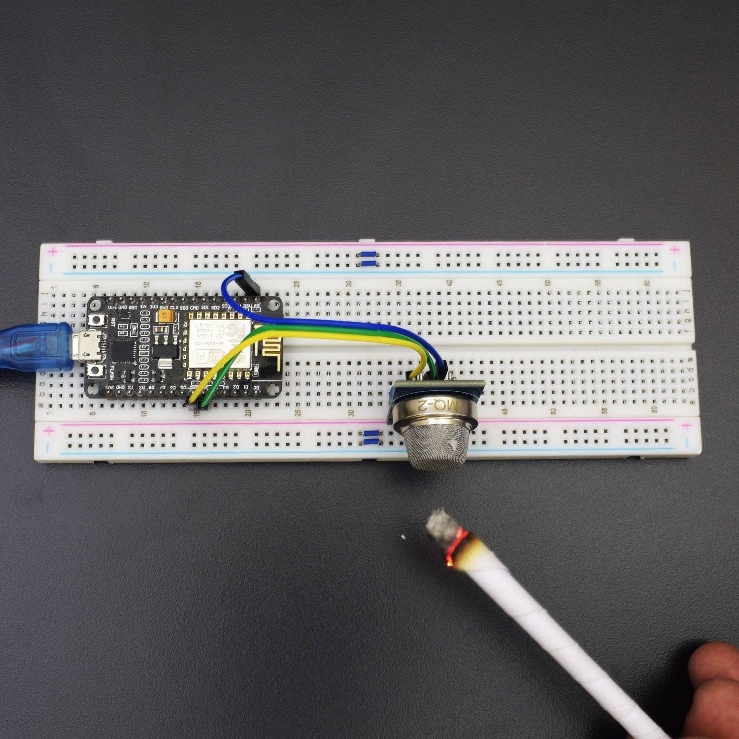Make A Gas Level Monitoring System Using Mq 2 Gas Sensor Module Rees52