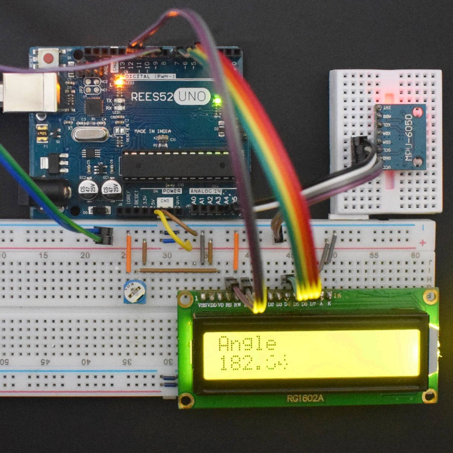 Make A Digital Protractor Using Mpu6050 Gyroscope Rees52