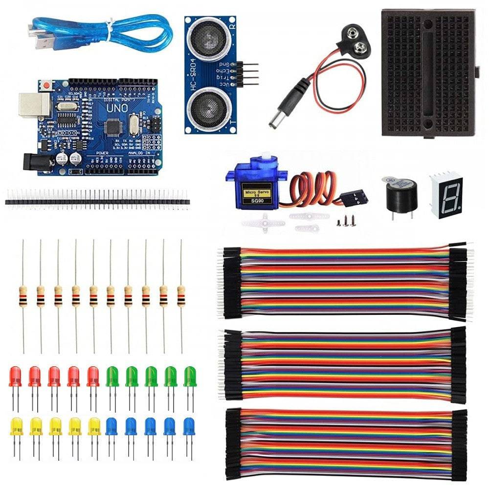 Basic Starter Kit For Compatible With Arduino Smd Uno Rees52