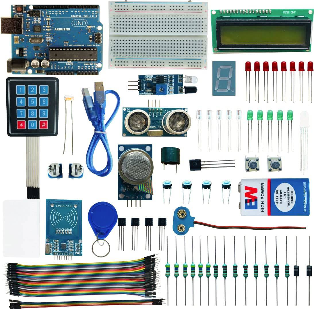 UNO R3 Board Starter Kit 30 + DIY Projects Video – REES52