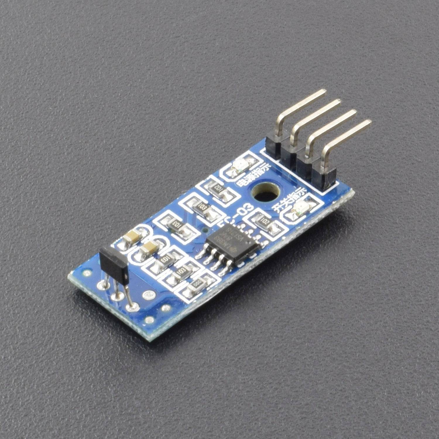 49E LM393 Linear Hall Effect Sensitivity Detection Module - AB073 | REES52