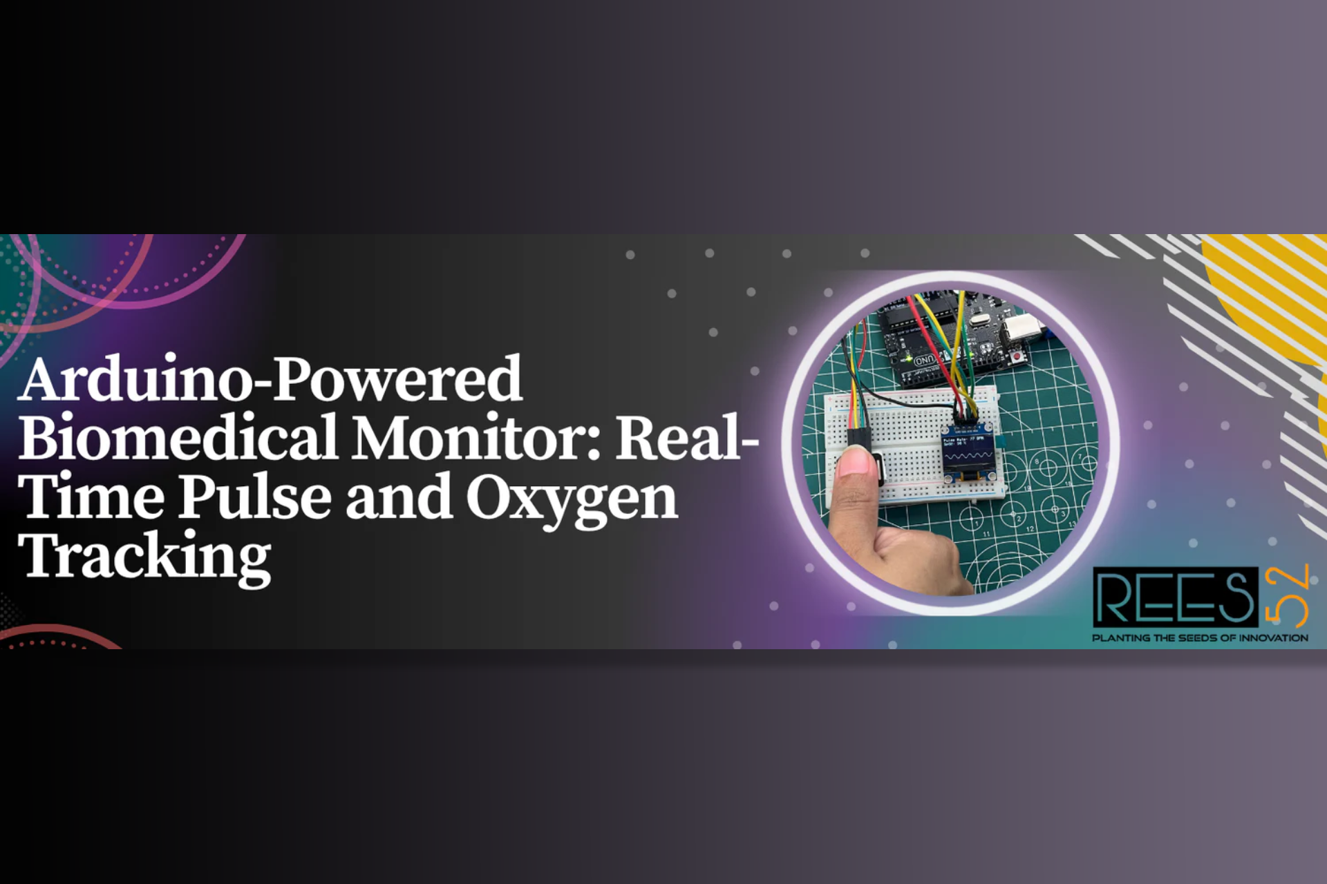 Arduino Powered Biomedical Monitor Real Time Pulse And Oxygen Trackin Rees52