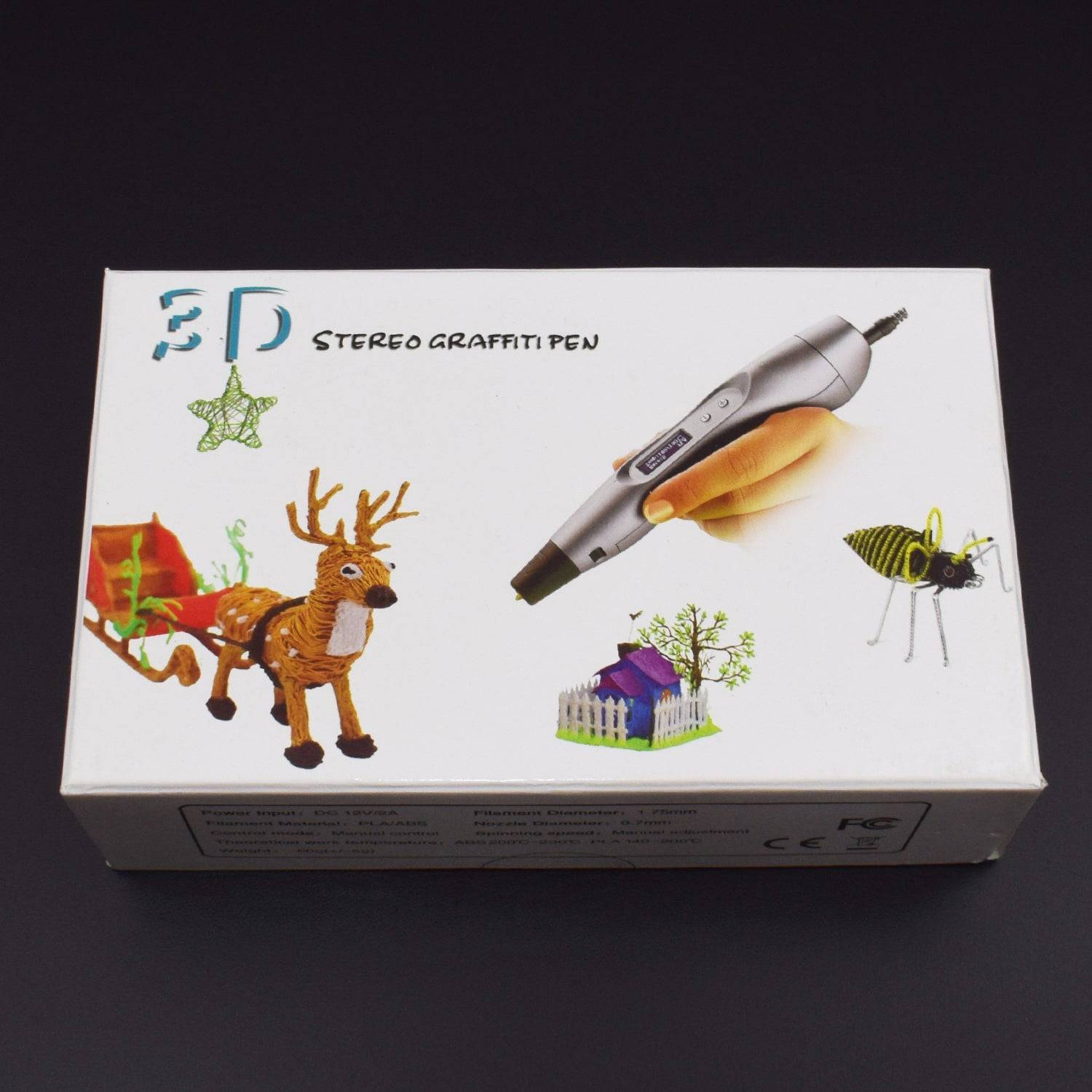 RP200A-The Third generation of 3d pen Green color, Molding: three ...