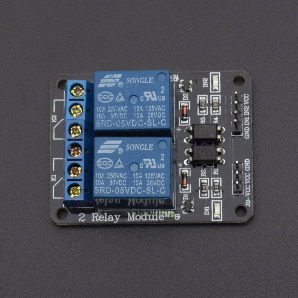 Control 2 channel relay module using TTP224B- 4 – REES52
