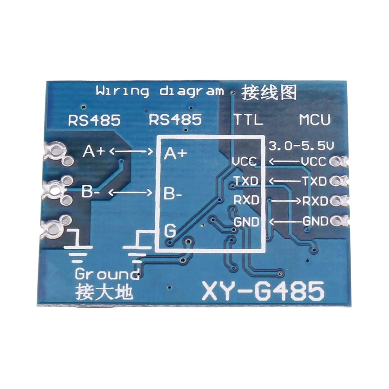 3.3V/5V TTL To RS485 Converter Isolation Module TTL-RS485 Converter ...