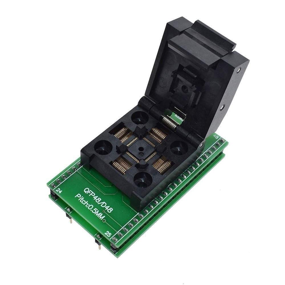 Buy QFP48 to DIP48 IC Test Socket Adapter Board 0.5mm Pitch – REES52