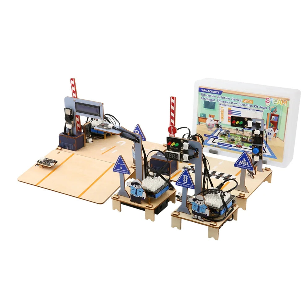 Buy ACEBOTT QE027 Smart Traffic Systems STEM Kit For 8-16 Years Kids ...