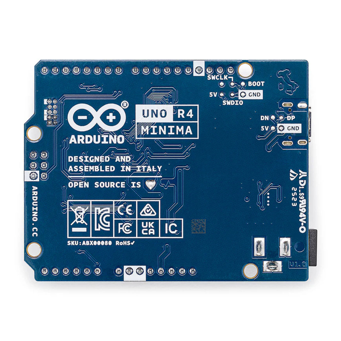 Buy Official Arduino UNO R4 Minima Board - 32-bit Microcontroller – REES52