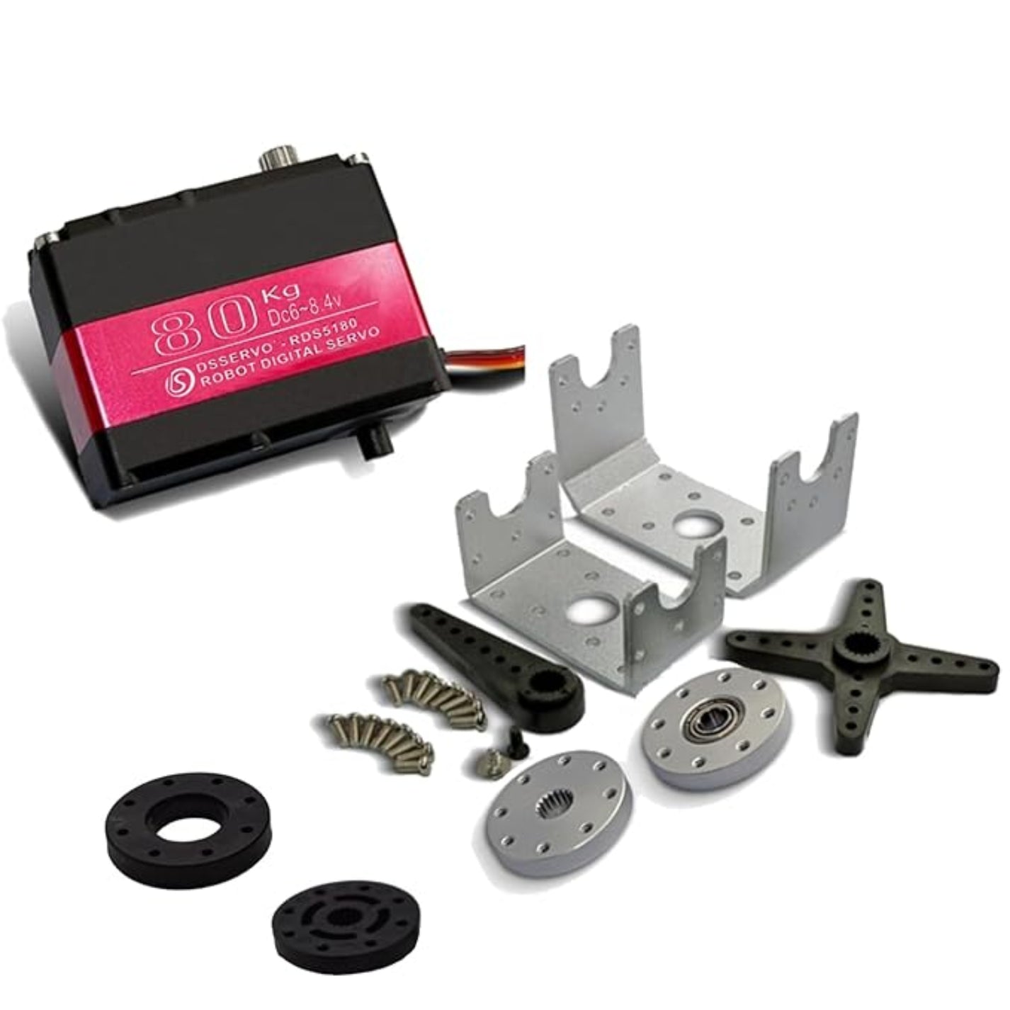 DSServo RDS5180 80KG Digital Metal Gear Servo 180°, 270°(Optional) – REES52