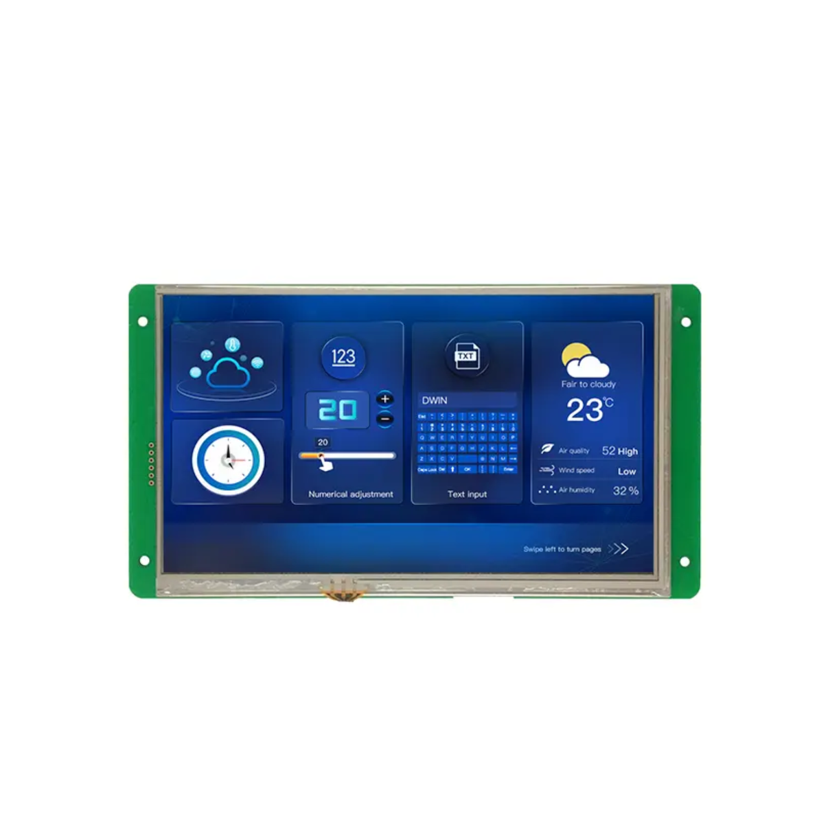 DWIN DMG10600C070_03WTC 1024x600 TFT LCD Display – REES52