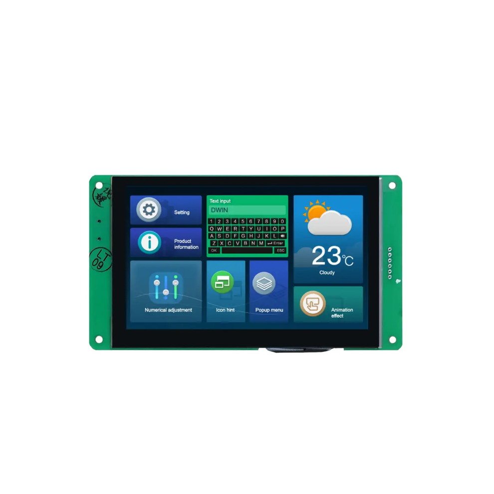DWIN DMG80480C050_03WTC T5L HMI LCD 5" Capacitive Touch IPS Display Wi ...
