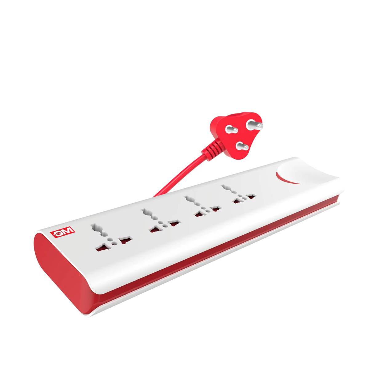 GM Modular 4-Socket Junction Box | 2 m Cord & Surge Protection – REES52