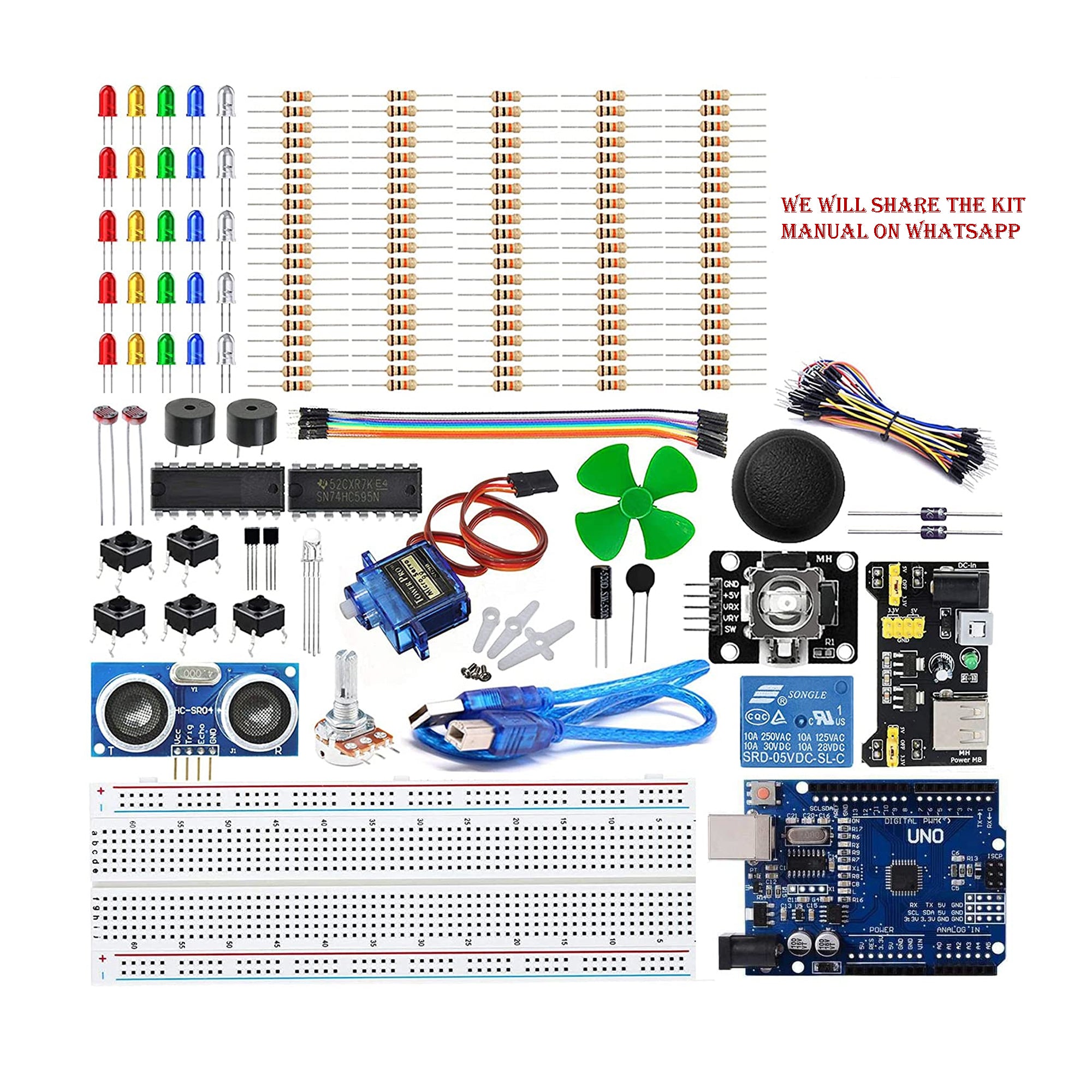 Basic Starter Kit For Compatible With Arduino Smd Uno Rees52