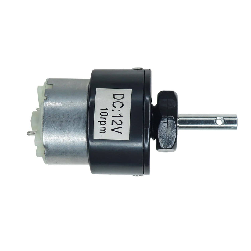 12V 10RPM DC Gear Motor Precise Centre Shaft DC Gear – REES52