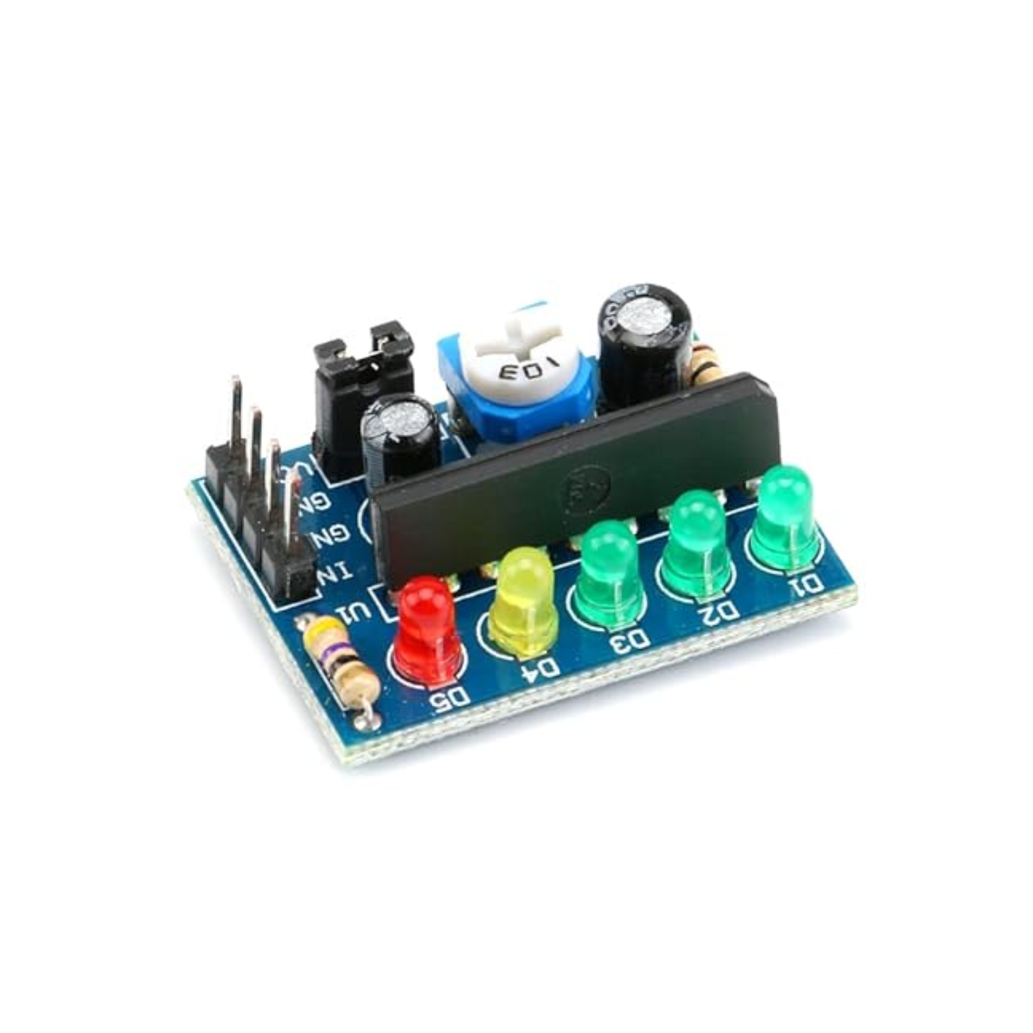 KA2284 5-LED Power Level Indicator Module 5-Segment LED Voltage Meter ...