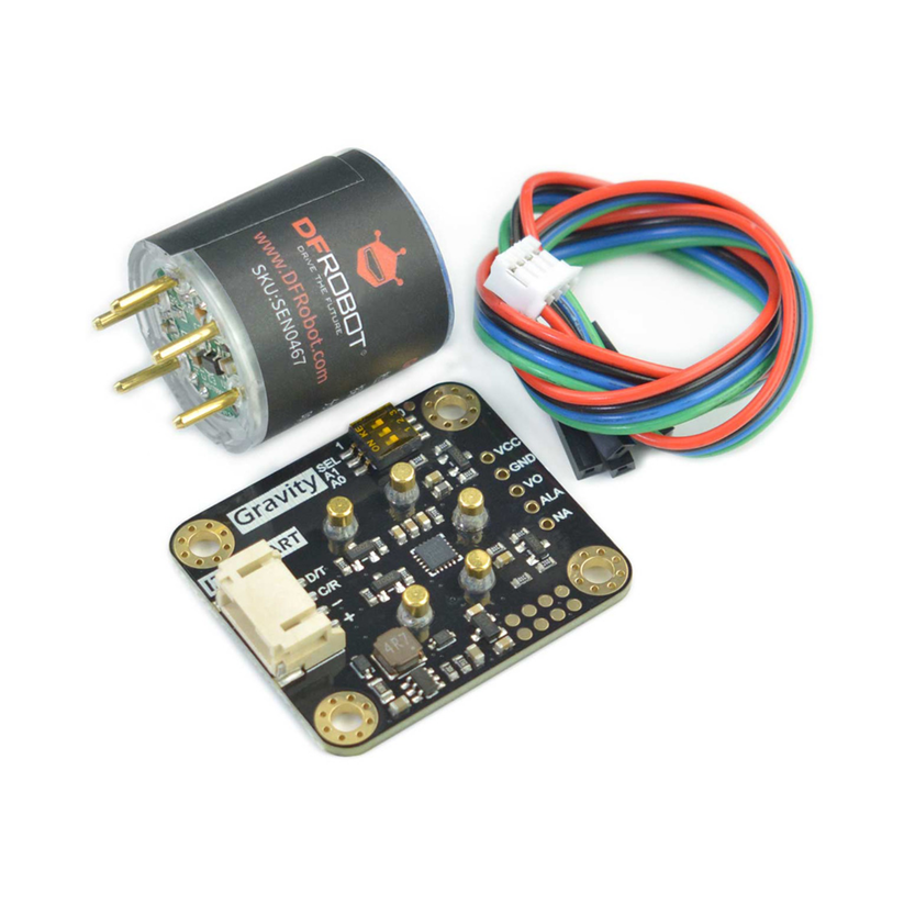 Dfrobot Gravity H2s Sensor I2cuart Calibrated Rees52
