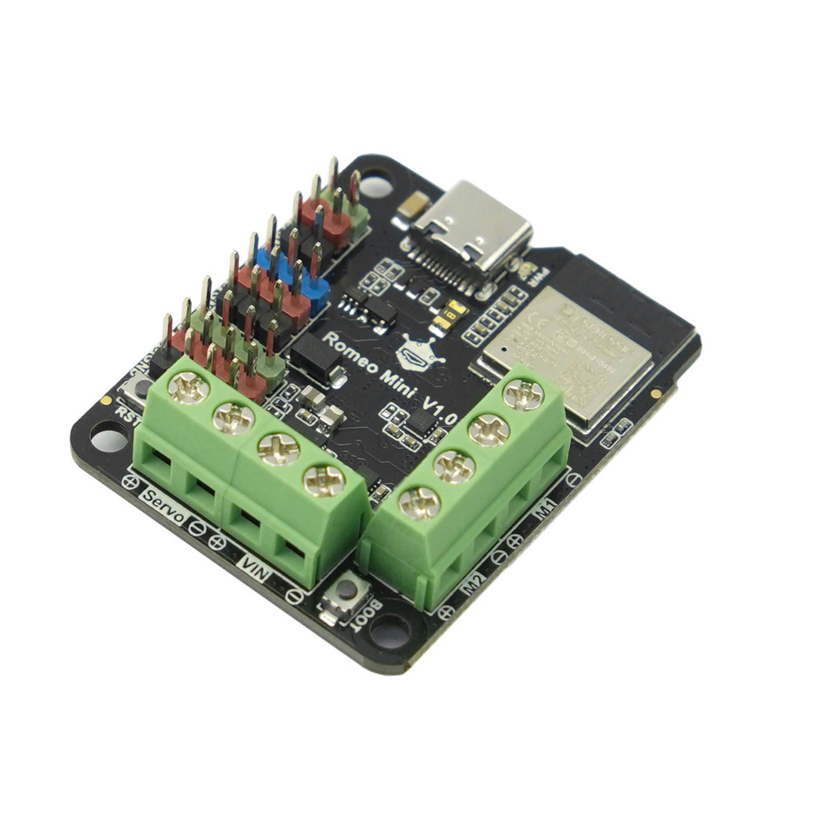 DFRobot Romeo ESP32-C3 Robot Control Board Supports Wi-Fi & Bluetooth ...