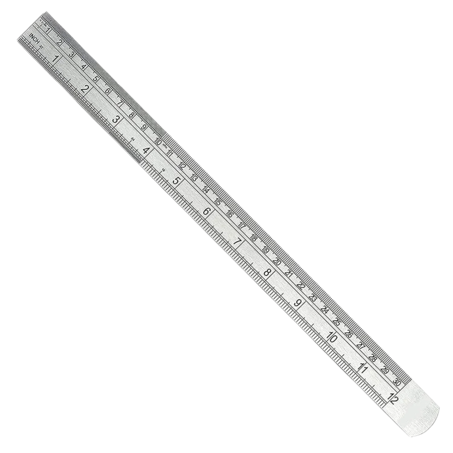 Precision 30cm Stainless Steel Ruler Durable Metal Straight Edge – REES52