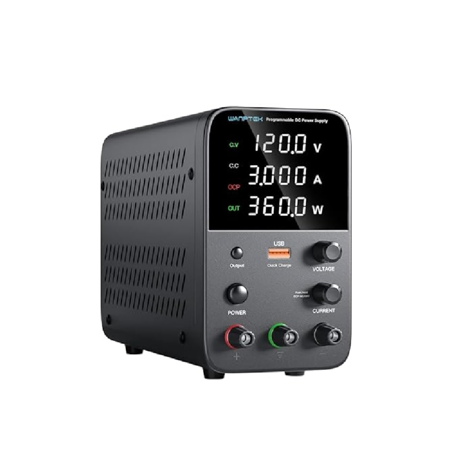 Wanptek WPS1203H Adjustable DC Bench Power Supply 0-120V 0-3A 360W – REES52