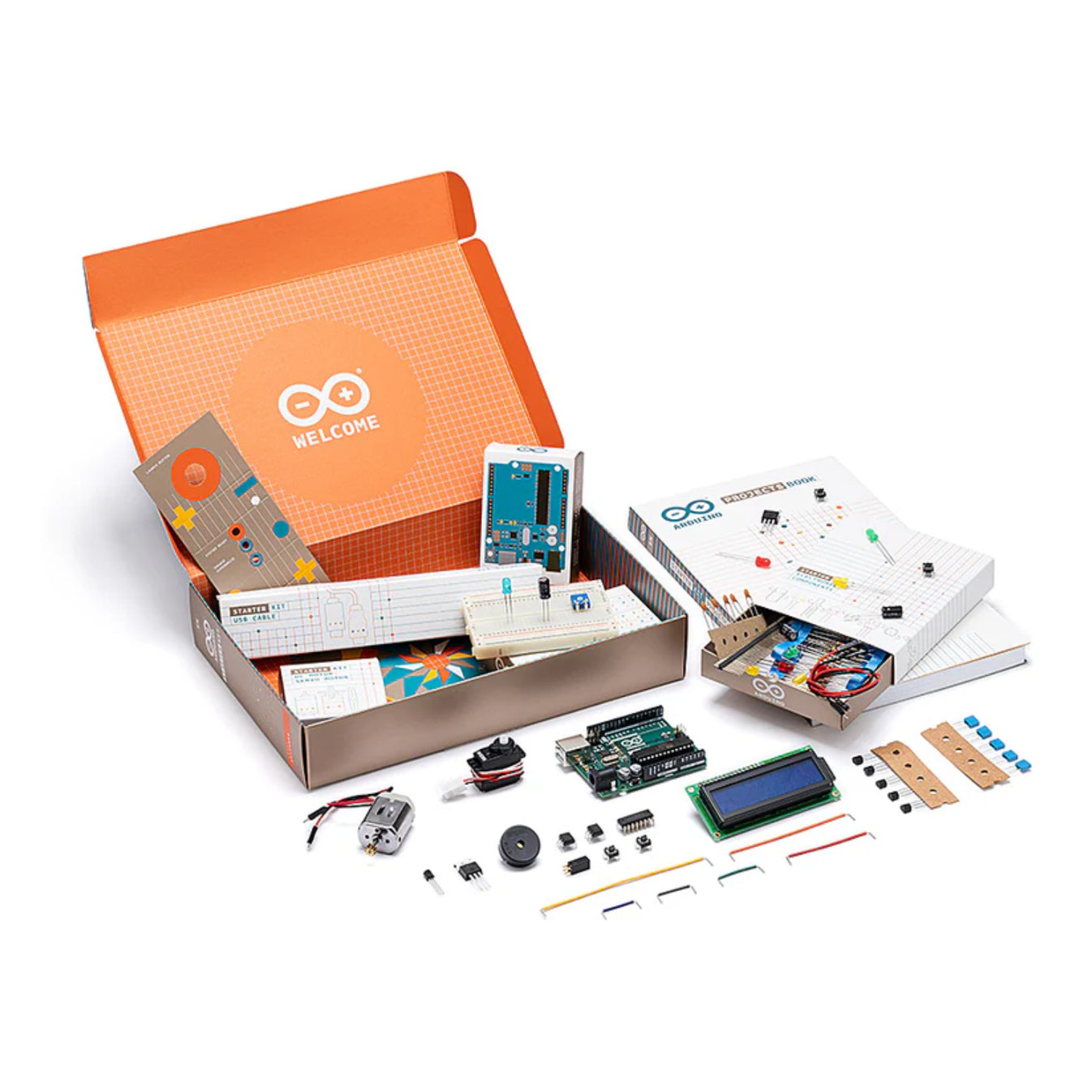 Buy Official Arduino Official Starter Kit With 15+ Guided Projects – REES52