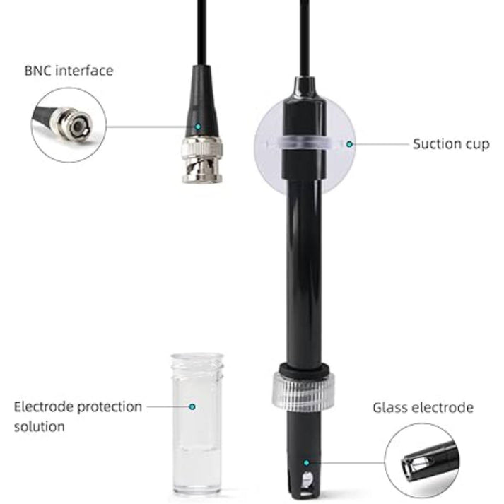 PH Sensor Module Probe Electrode PH Sensor Liquid PH Value Detection ...