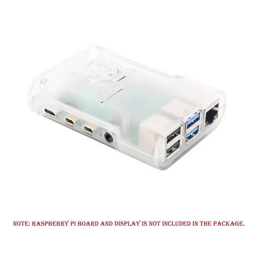 Raspberry Pi 4 ABS Case Enclosure Transparent Cover – REES52