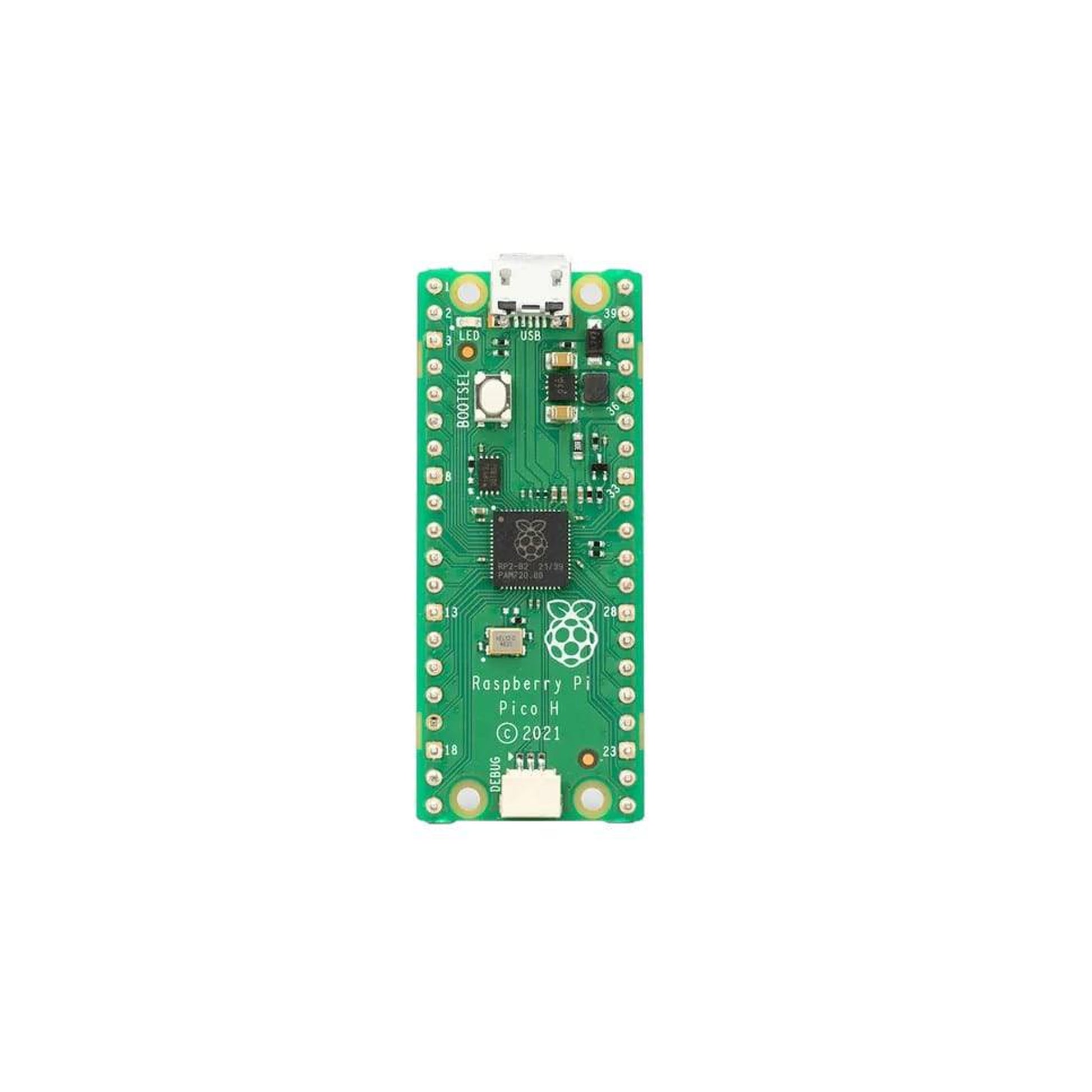 Raspberry Pi Pico H Board Rp2040 Microcontroller Chip Development Board