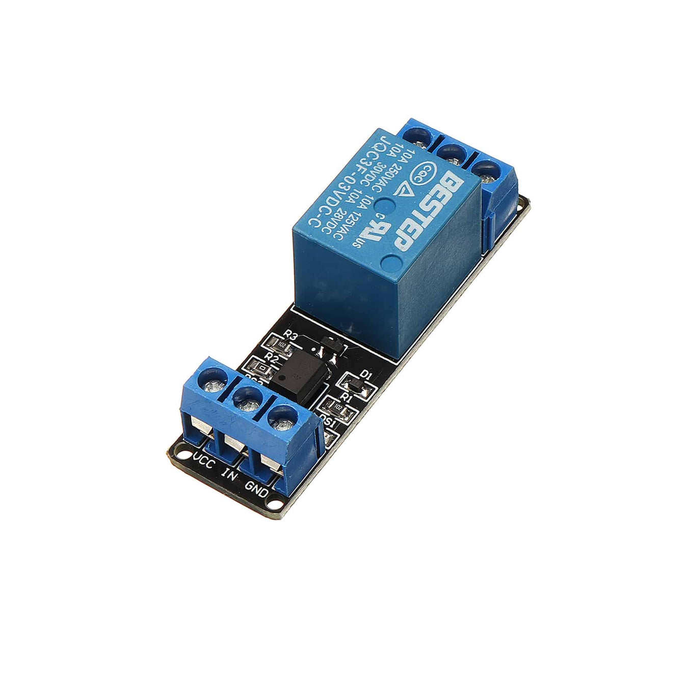 1 Channel 3.3V Relay Module 3.3V Optocoupler Relay Module – REES52
