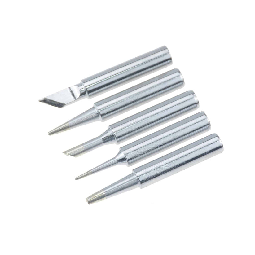 Soldering Tip Set 5 Pcs Soldering Iron Tip Set Steel – REES52