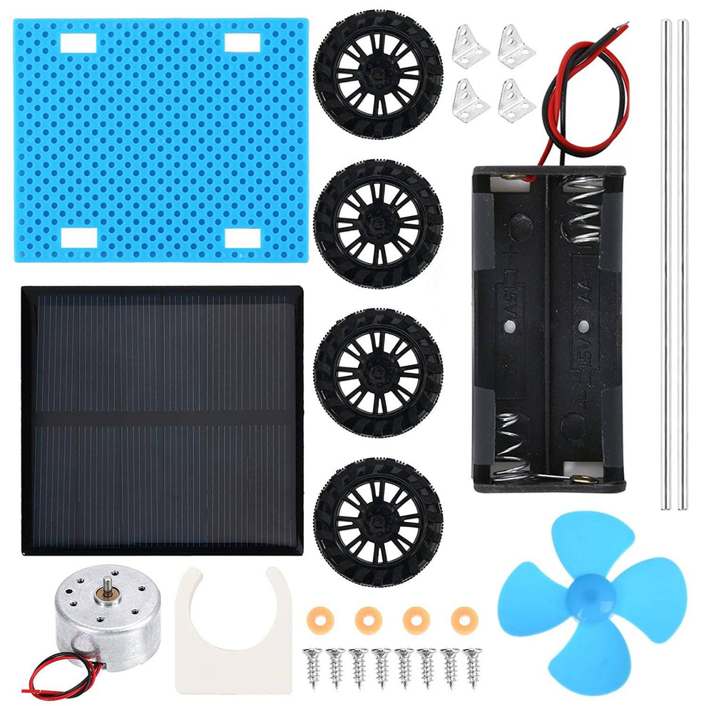 DIY Solar Car STEM Kit Electric Circuit Motor Kit – REES52