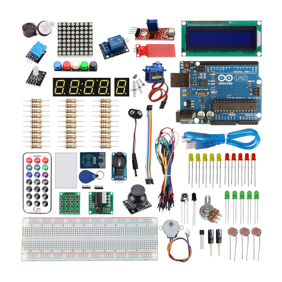 Compatible Arduino Starter Kit with 7-Segment Display – REES52