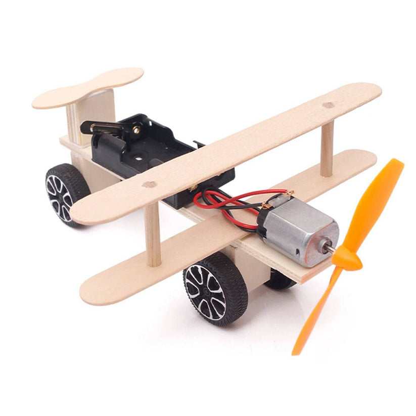 DIY Wooden Glider Plane Kit Electric Glider STEM Kit – REES52