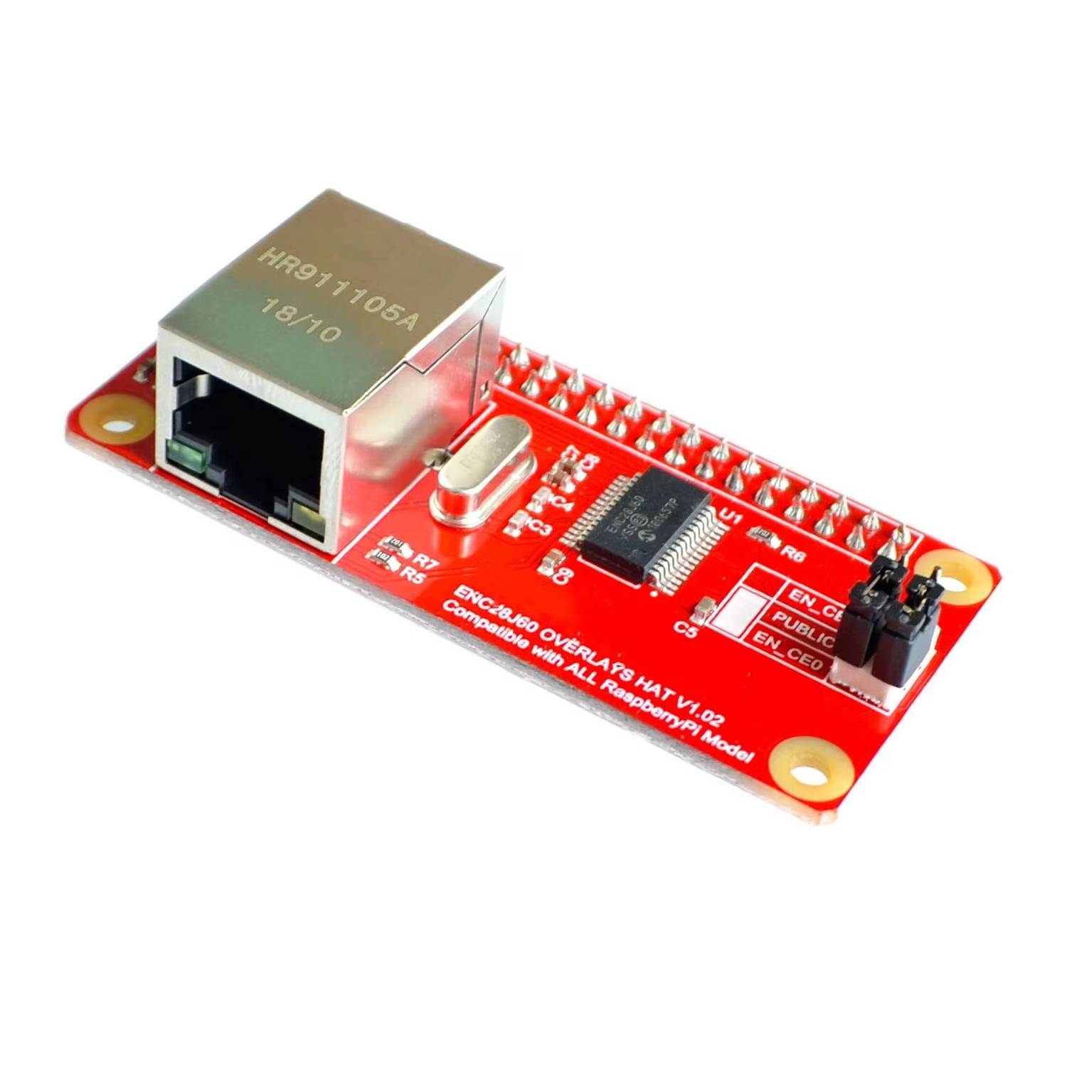 Raspberry Pi Zero Ethernet Shield Enc28j60 For Pi Zero And Pi Zero W Rees52