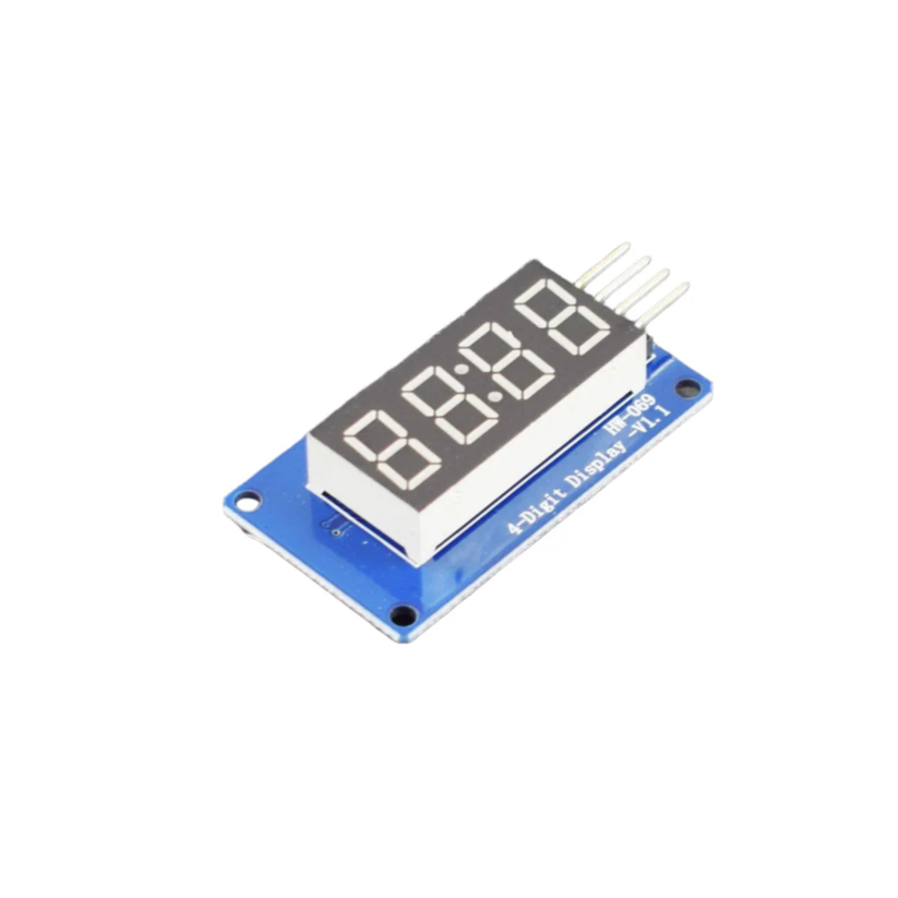 TM1637 4-Digit 7-Segment LED Display Module TM1637 Module With 2-Wire ...