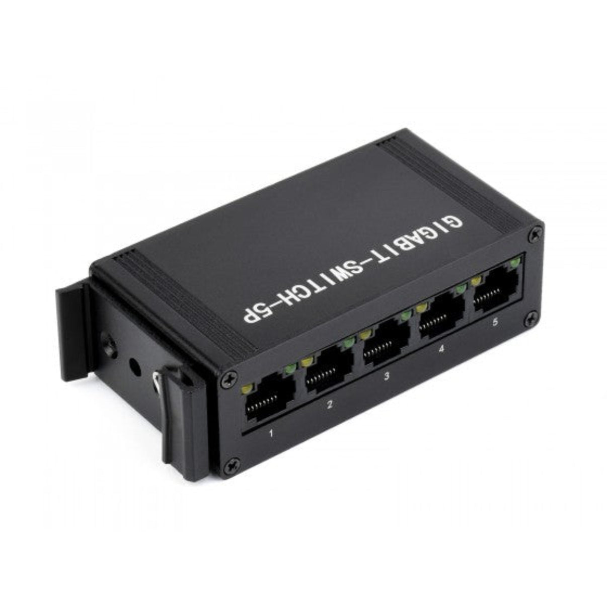 Waveshare 5-Port Gigabit Ethernet Switch Full-Duplex 10/100/1000Mbps ...