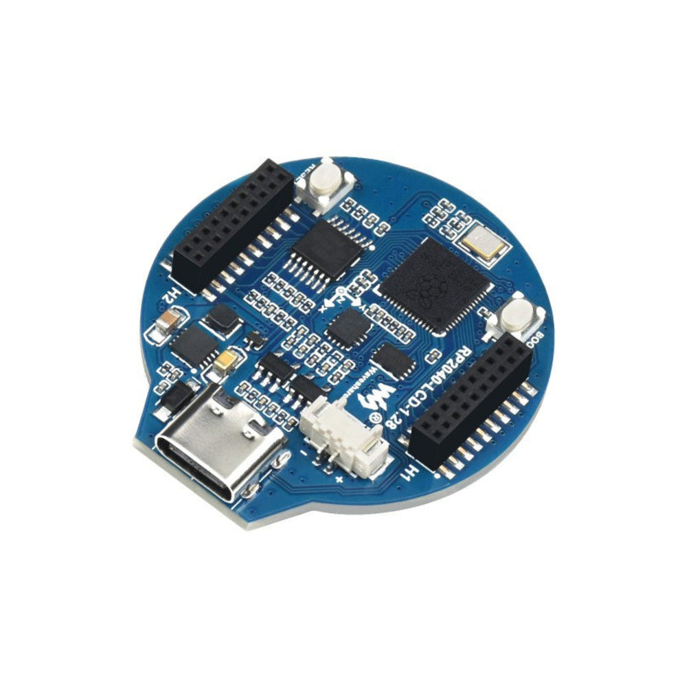 Waveshare RP2040 MCU Development Board with 1.28-inch Round LCD – REES52