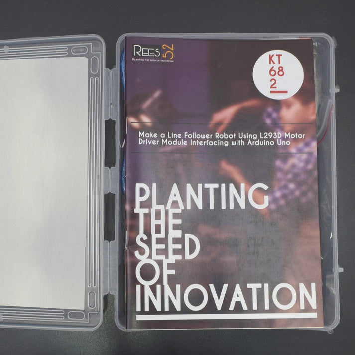 Make a Line Follower Robot Using L293D Motor Driver with Arduino Uno ...