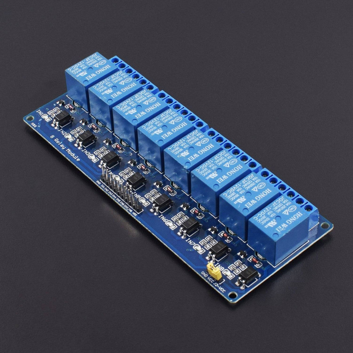 12V 8-Channel Relay Module Control Panel Plc – REES52