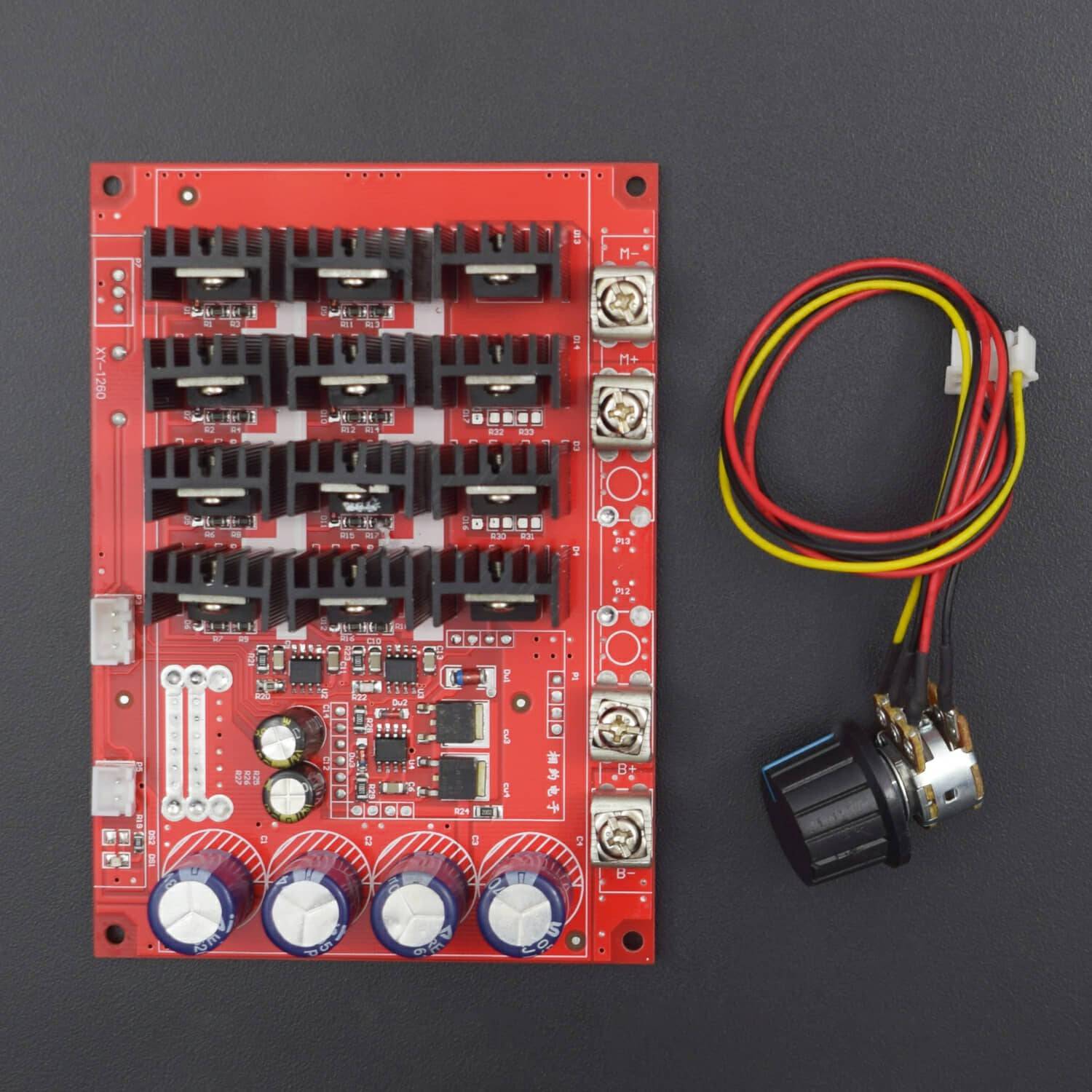 DC 10~50V 60A 3000W 12V 24V 48V Driver Module PWM – REES52