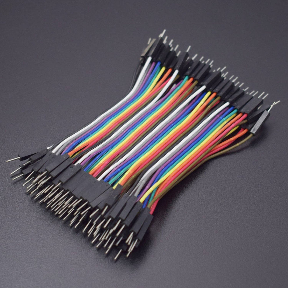 40pcs 10cm Male To Male Jumper Cable Dupont Wire – REES52