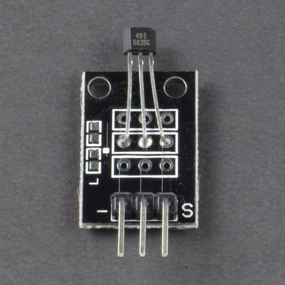 49E Hall Sensor LM393 Linear Hall Effect Detection – REES52