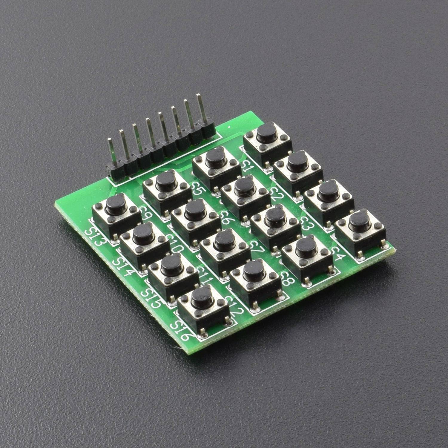 4x4 Matrix Keyboard Module with 16 buttons - Expanded development ...