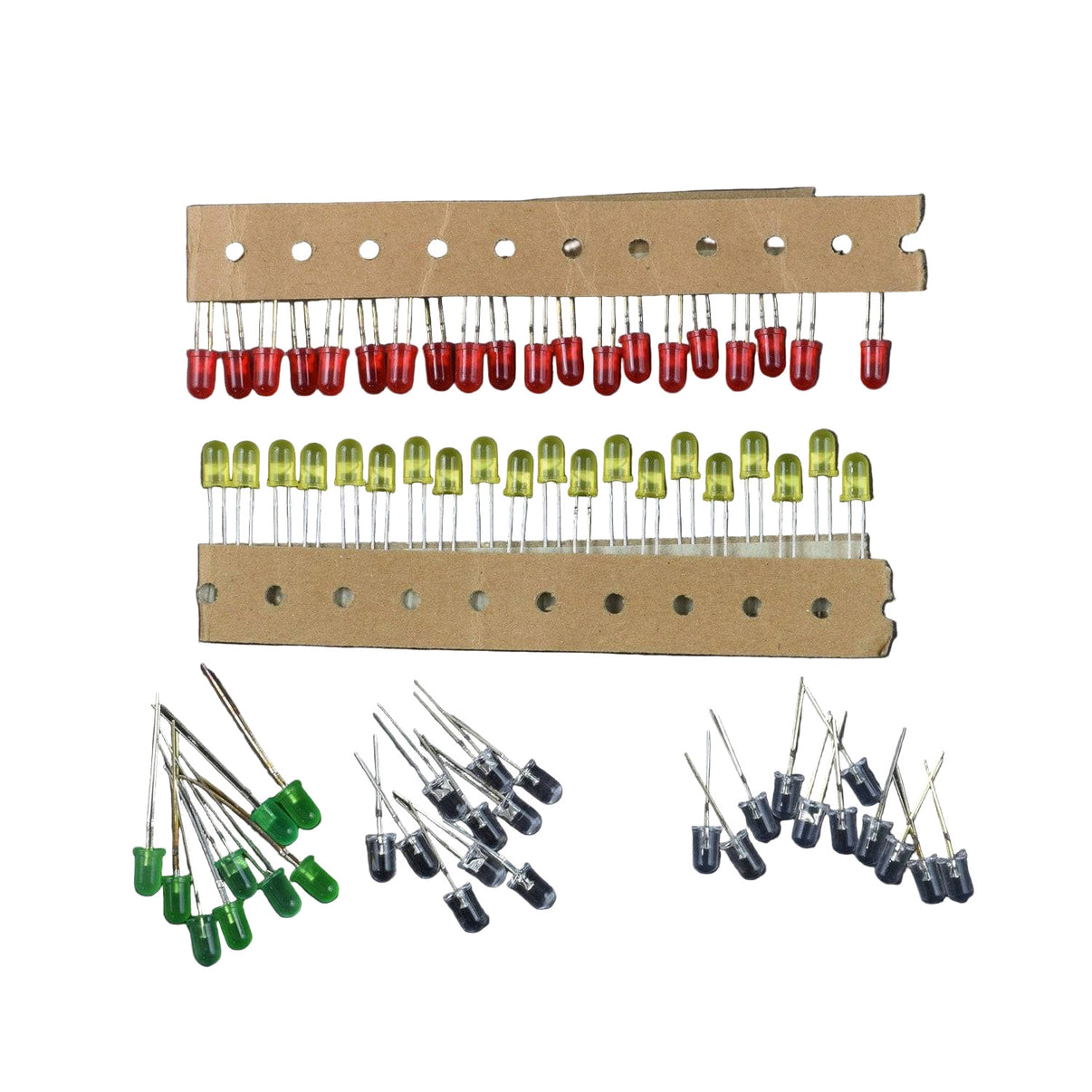 3mm & 5mm Round Head LED — Red / Green / Yellow | Pack Options – REES52