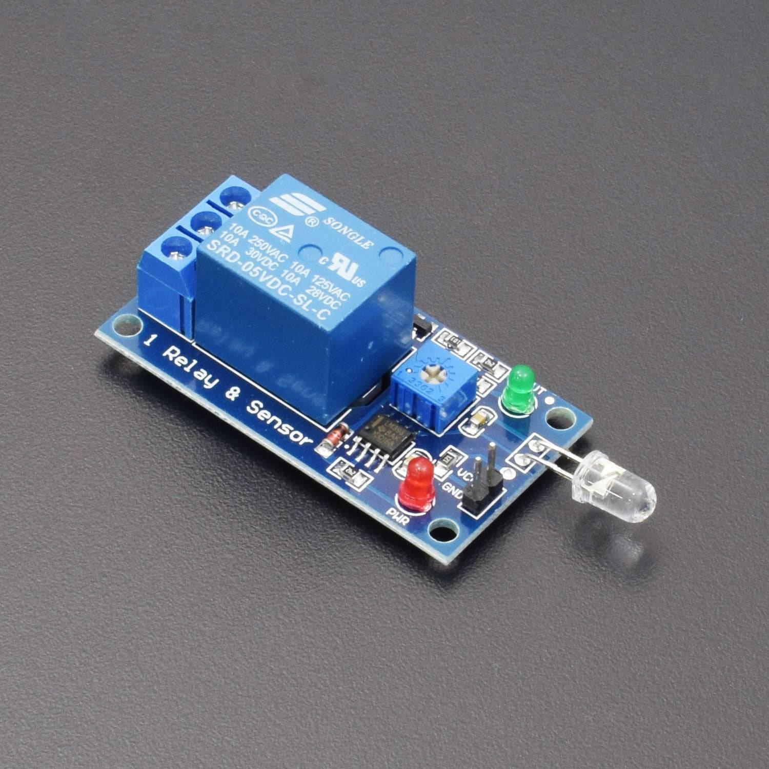 DC 12V Photosensitive Diode Light Sensor Photo-switch Relay Module ...