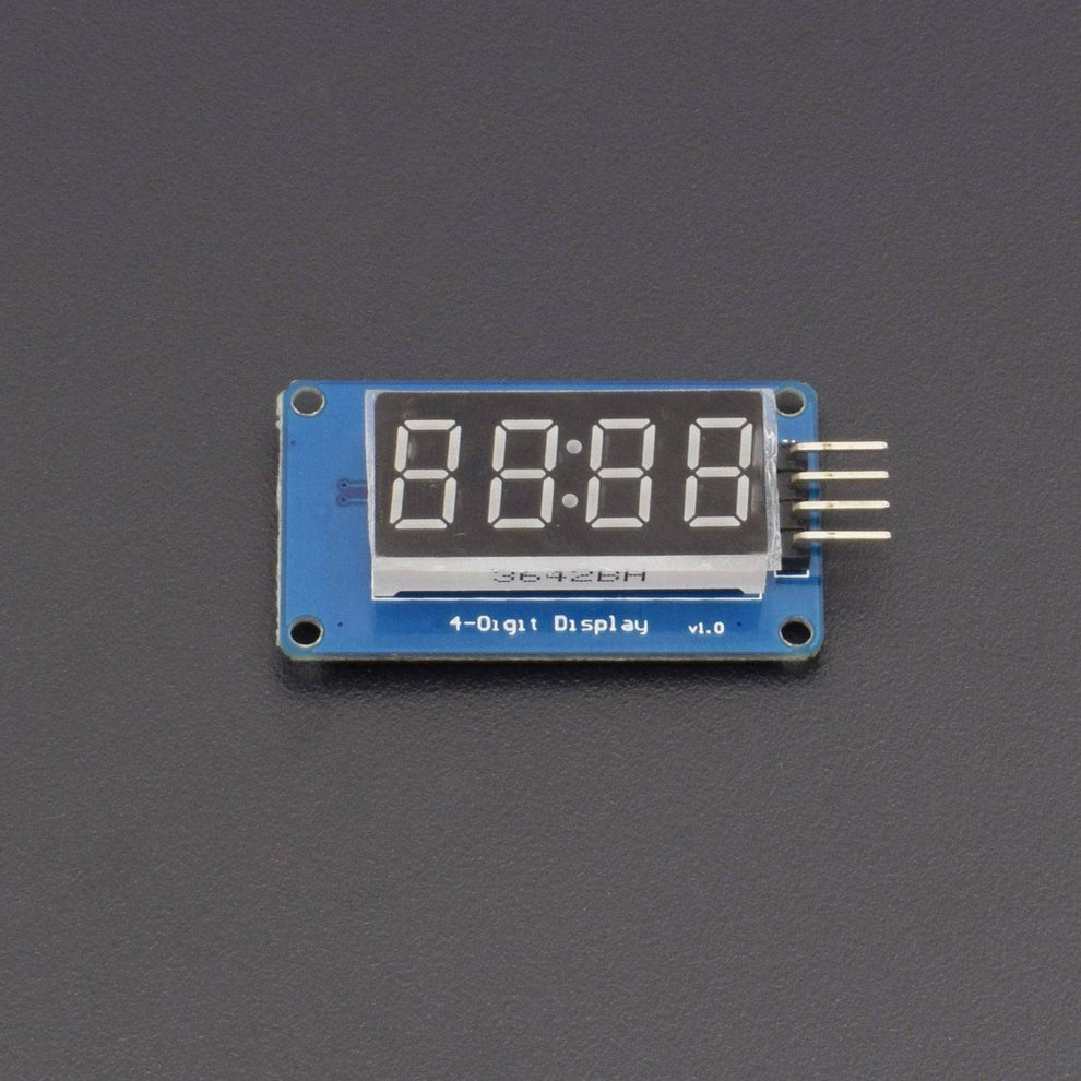 make a digital clock using 4 bit TM1637 Led display – REES52
