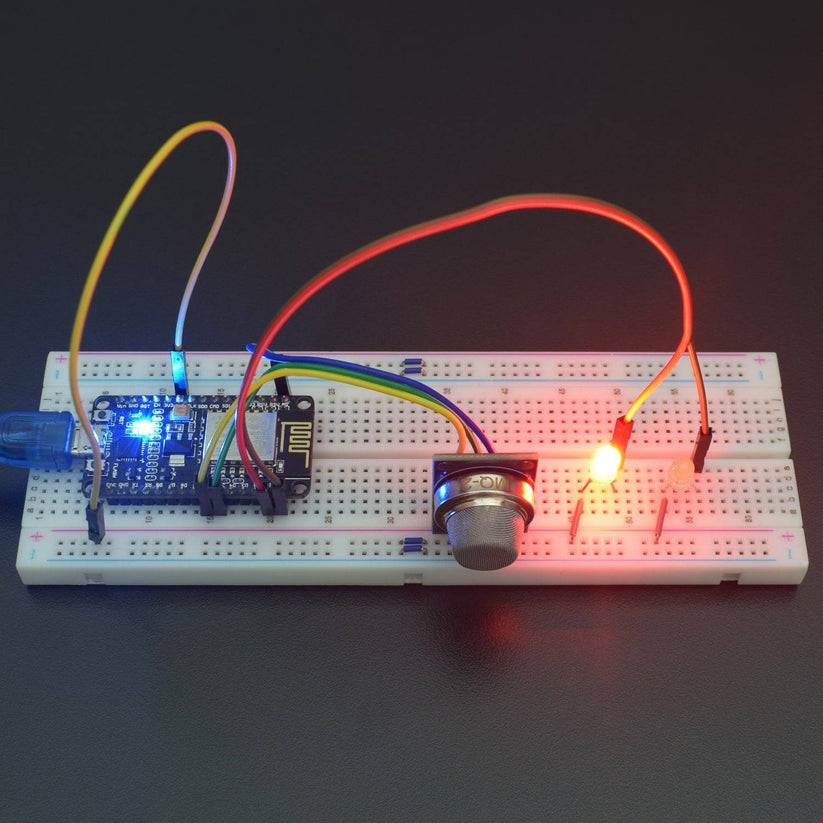 Make an IoT based Gas level controlling system using – REES52