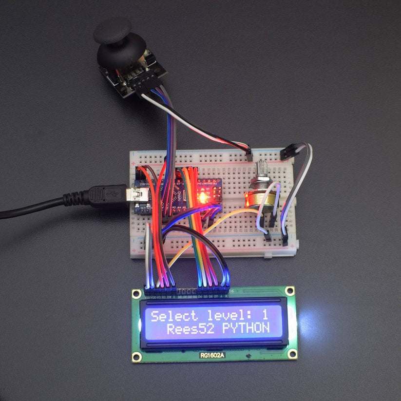 Make a Snake Maze Game Using 16*2 LCD, Joystick Module & Arduino Nano ...