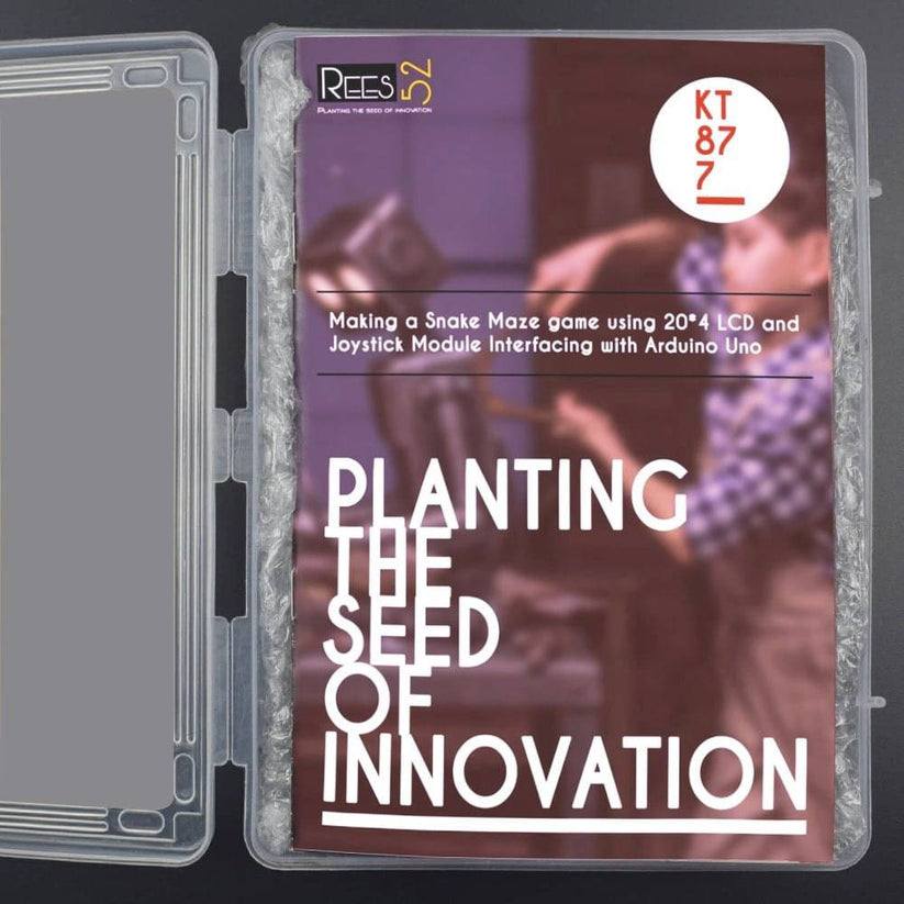 Make a Snake Maze game using 16*2 LCD and Joystick – REES52